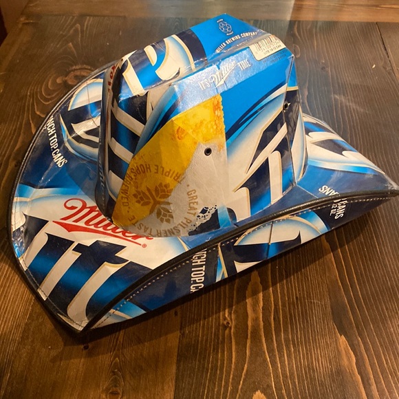 Accessories | Miller Lite Box Cowboy Hat | Poshmark
